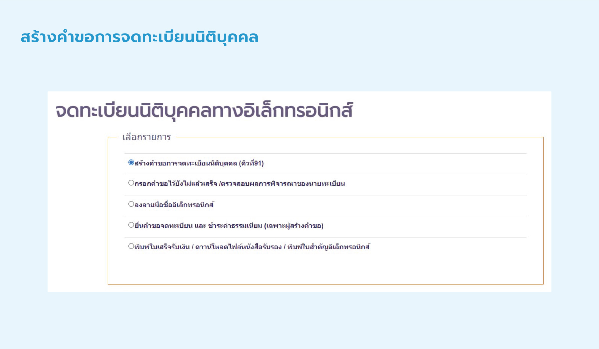 วิธีจดทะเบียนบริษัท ออนไลน์ DBD e-Registration